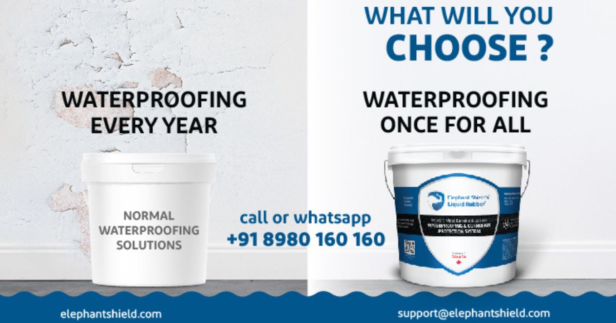 India's Most Trusted Waterproofing company |Elephant Shield Liquid Rubber